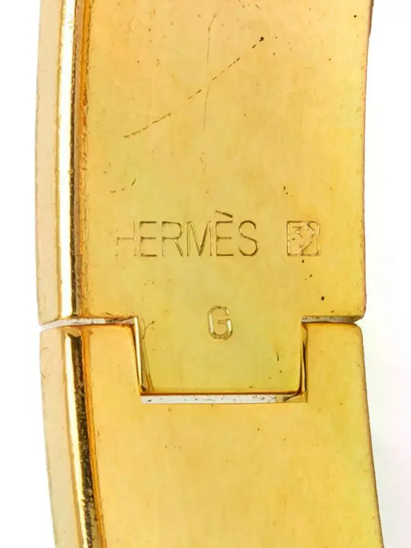 Hermès Enamel Clic H Bracelet Pm - Black