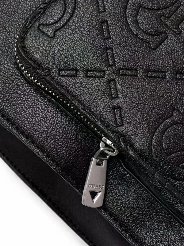 Guess Milano Logo-embossed Quilted Tote Bag