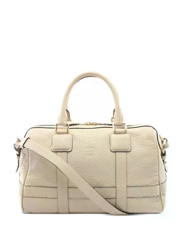 Loewe Paseo Leather Tote Bag - Neutrals