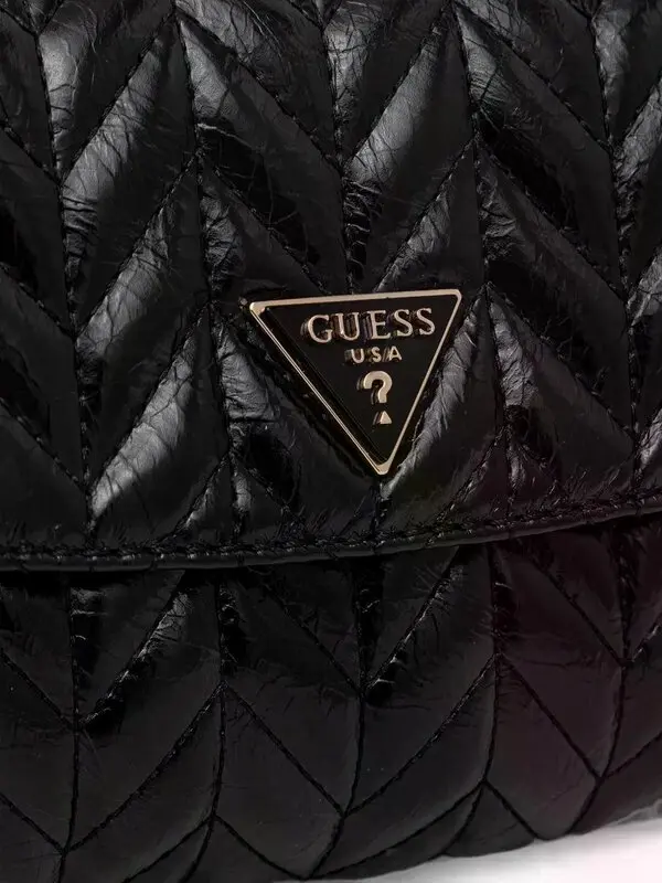 Guess Cheryl Quilted Chevron-stitch Cross Body Bag