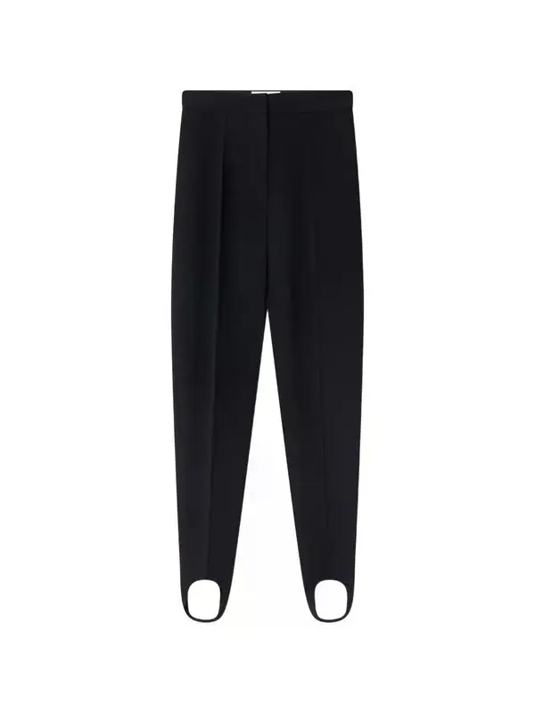 Stella McCartney Stirrup-cuff Tailored Trousers - Black