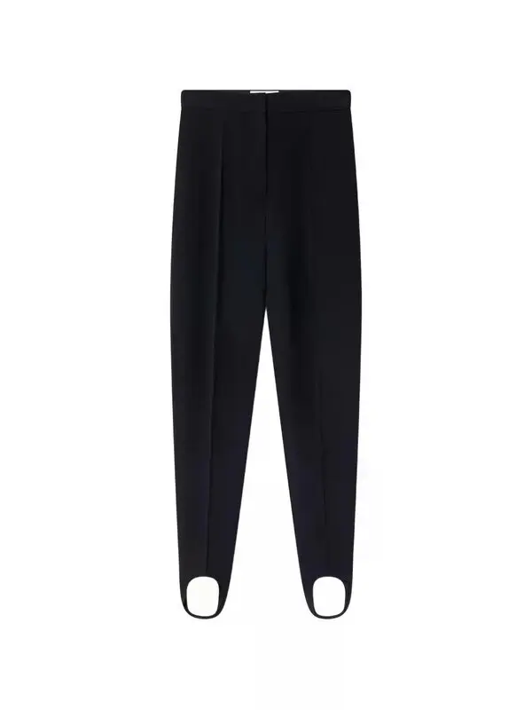 Stella McCartney Stirrup-cuff Tailored Trousers - Black