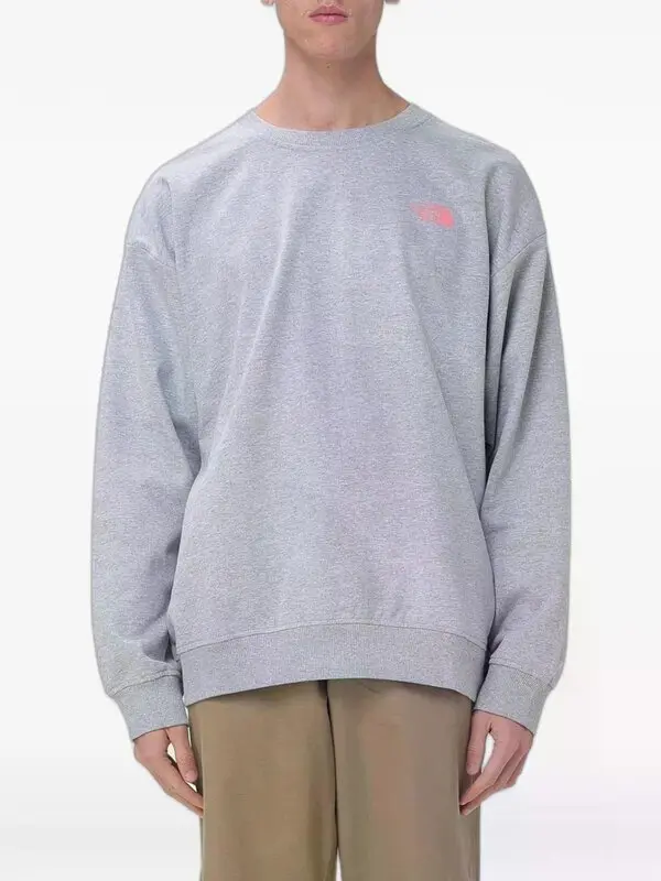 The North Face Graphic Print Cotton Sweater - Grey