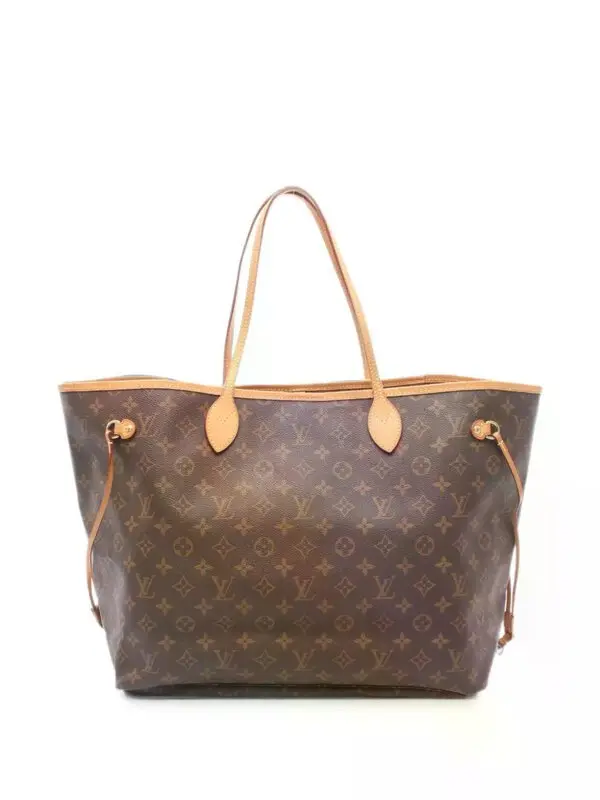 LOUIS VUITTON Monogram Neverfull Gm Tote Bag - Brown