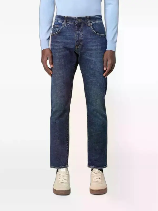 FAY Faded Slim-fit Jeans