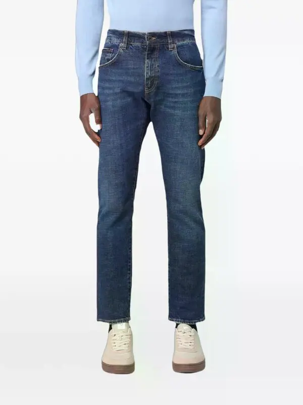 FAY Faded Slim-fit Jeans