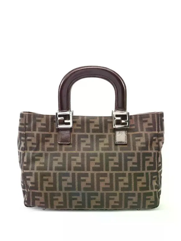 Fendi Zucca Canvas Tote Bag