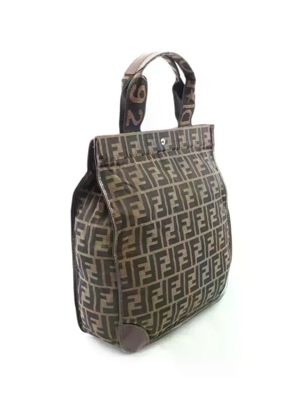 Fendi Zucca Monogram Canvas Tote Bag