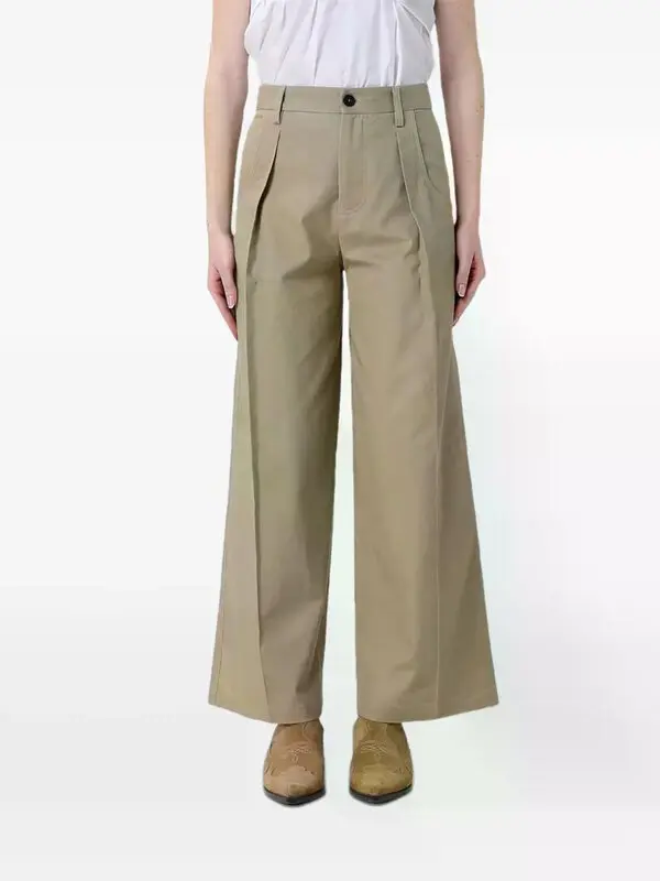TELA Pleated Wide-leg Trousers