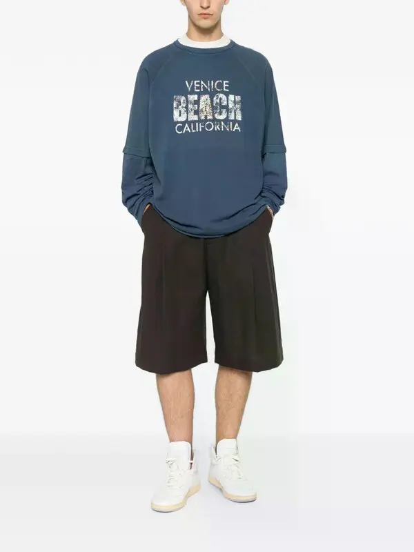 Palm Angels Slogan-print Raglan-sleeve T-shirt