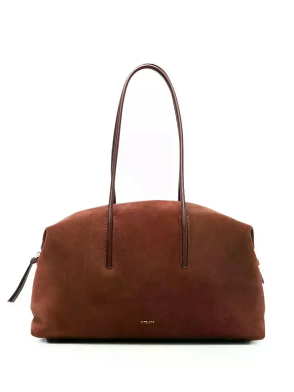 DEMELLIER Stockholm Suede Shoulder Bag - Brown