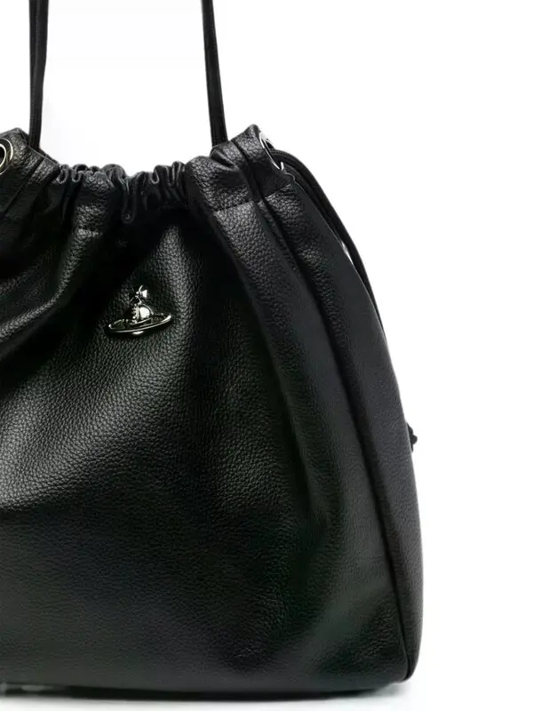 VIVIENNE WESTWOOD Orb-plaque Drawstring Shoulder Bag