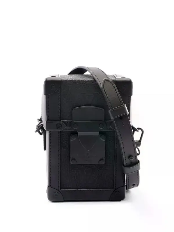 LOUIS VUITTON Vertical Trunk Messenger Bag - Black