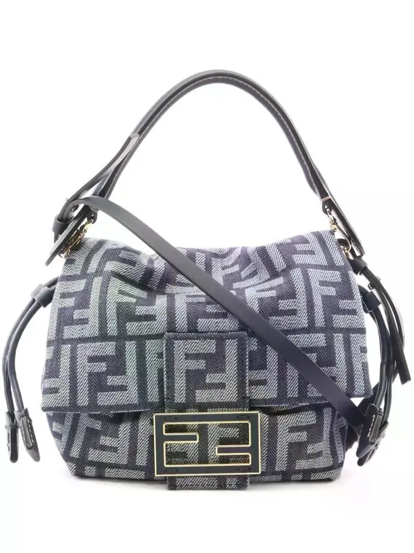 Fendi Mamma Baguette Handbag - Blue