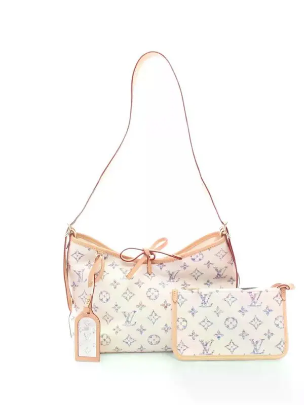 LOUIS VUITTON Monogram Jacquard Carryall Shoulder Bag - Neutrals