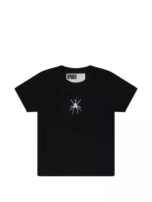 SP5DER Logo Print Crewneck T-shirt