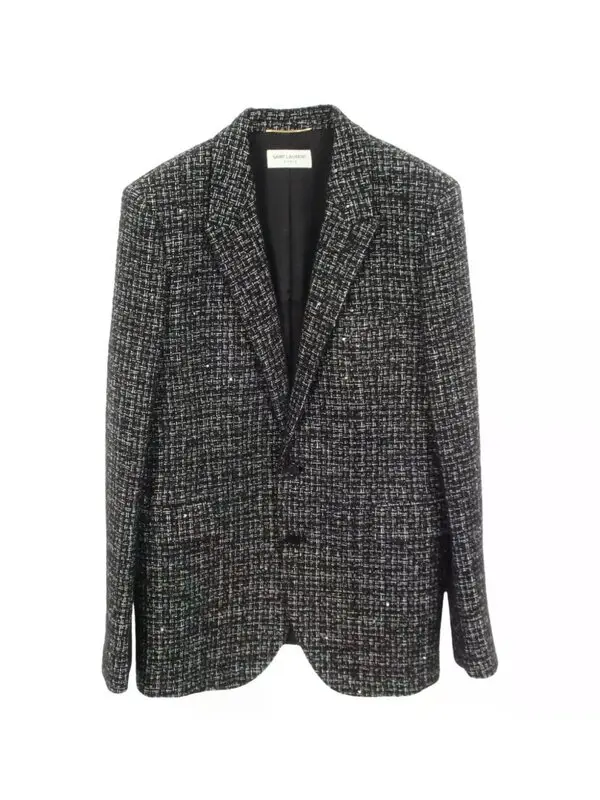 Saint Laurent Sequin Tweed Jacket
