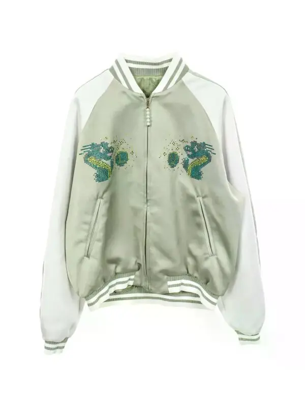 LOUIS VUITTON Embroidered Dragon Bomber Jacket