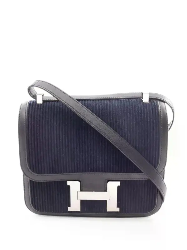 Hermès 2020 Constance 24 Shoulder Bag - Blue