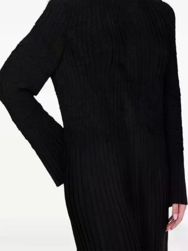 BOSS Ribbed Midi Dress