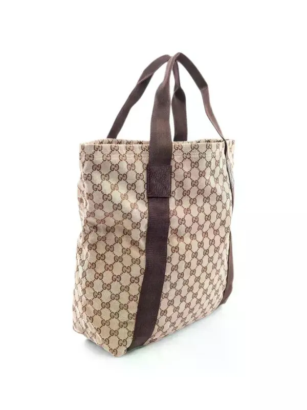 Gucci 2000s Gg Canvas Tote Bag
