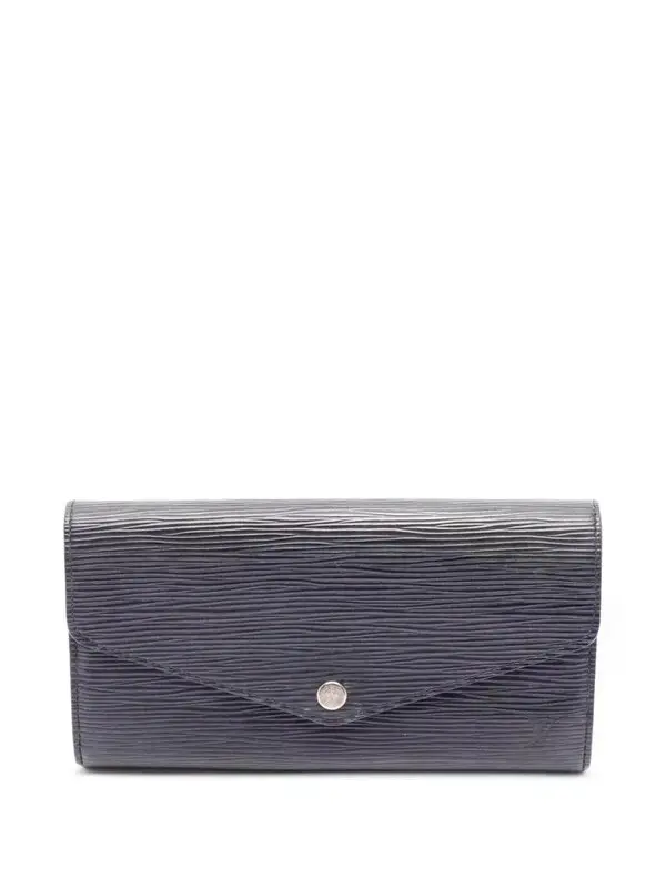 LOUIS VUITTON 2019 Epi Sara Wallet - Black