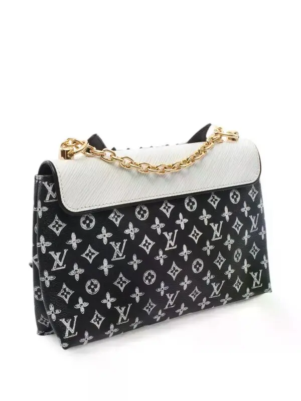 LOUIS VUITTON Catgram Epi Double Chain Shoulder Bag