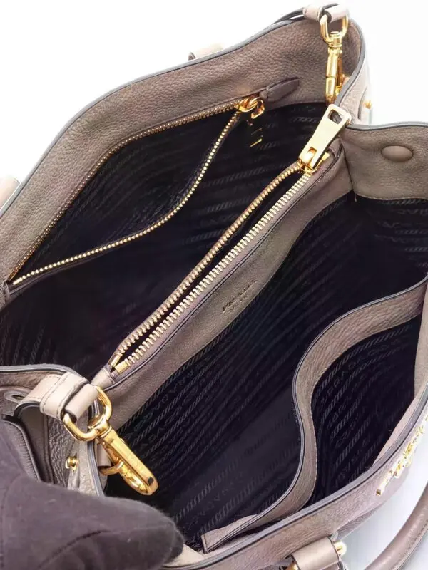 Prada 2010s Vitello Daino Leather Handbag