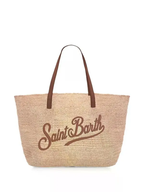 MC2 SAINT BARTH Raffia Shoulder Bag