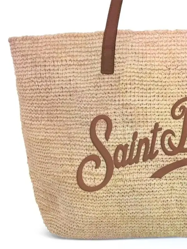 MC2 SAINT BARTH Raffia Shoulder Bag