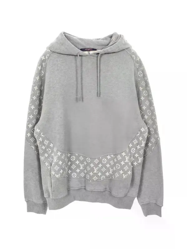 LOUIS VUITTON Circle Cut Monogram-print Hoodie