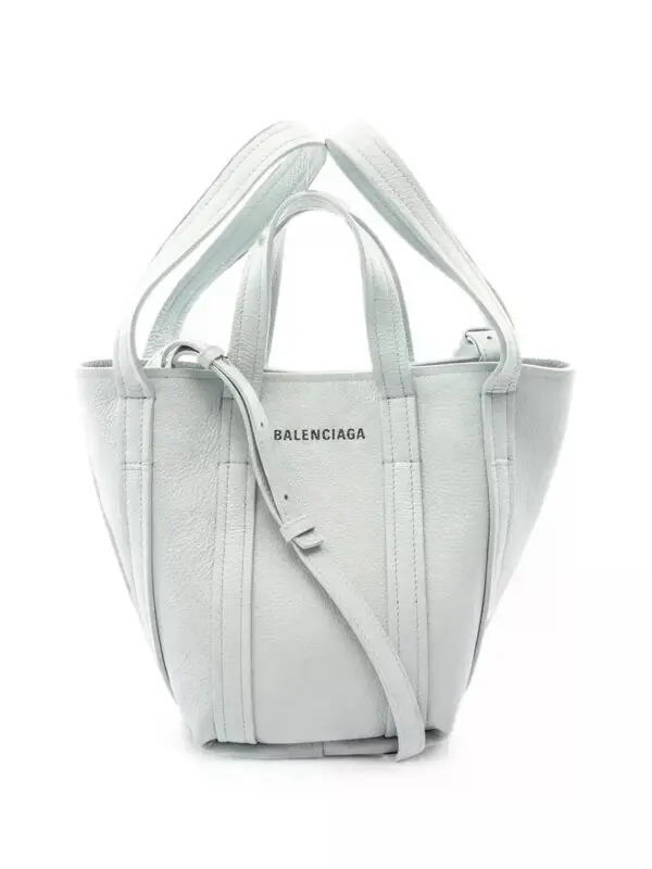 Balenciaga Xs Everyday North South Leather Handbag - Green