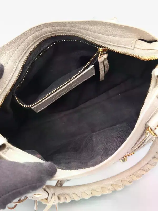 Balenciaga Metallic Edge Mini City Handbag - Neutrals