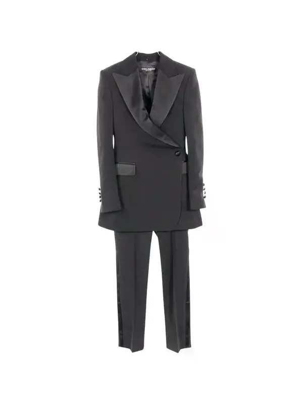 Dolce & Gabbana 2010 Satin-trim Suit