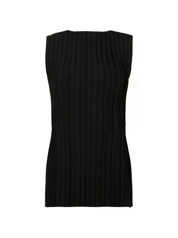 Sportmax Ribbed-knit Sleeveless Top
