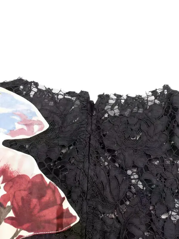 Valentino Garavani Floral Appliqué Lace Dress