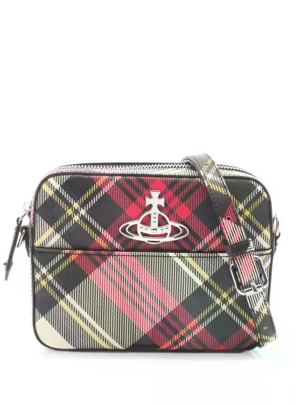 VIVIENNE WESTWOOD Orb Saffiano Camera Bag - Black