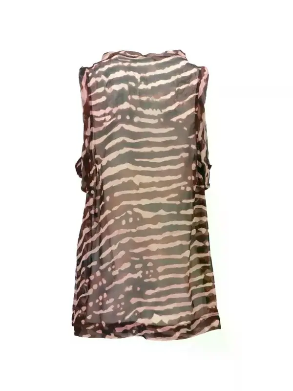 TOM FORD Zebra-print Sleeveless Top