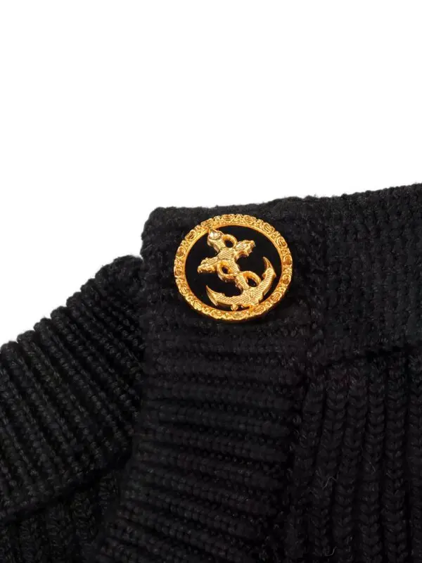 LOUIS VUITTON Striped Crew Neck Sweater