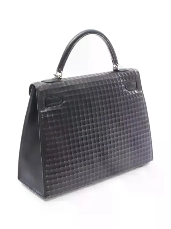 Hermès Kelly Two-tone Leather Handbag