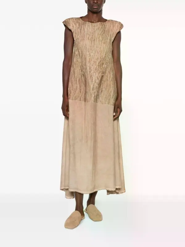 ISAAC SELLAM EXPERIENCE Sleeveless Midi Dress - Neutrals
