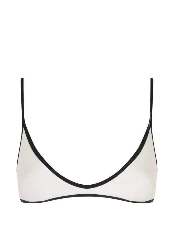MC2 SAINT BARTH Paloma Bikini Top - White