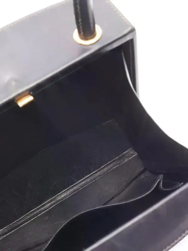 Hermès Kelly Mini Handbag In Calf Leather - Black