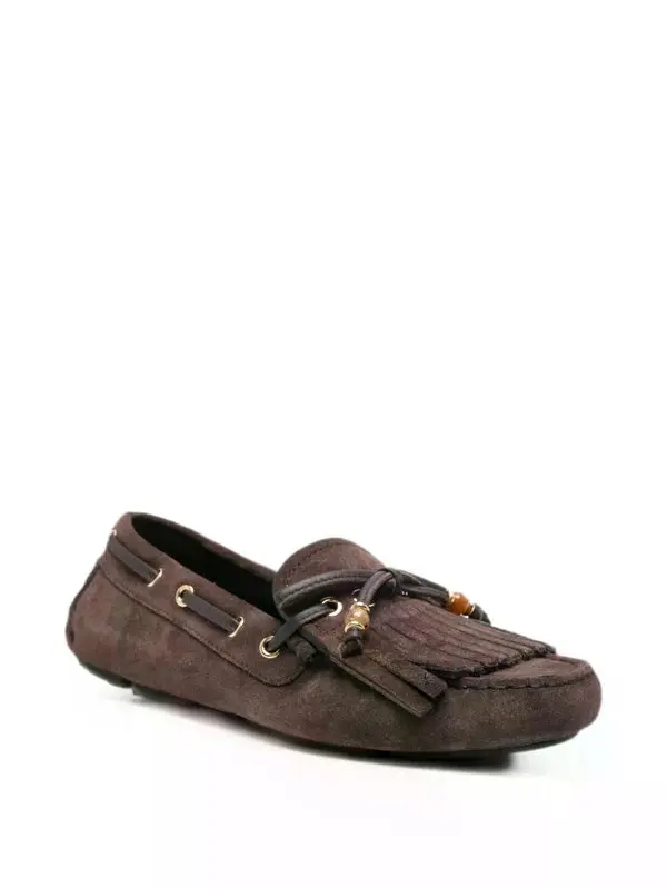 JIMMY CHOO Manon F Loafers - Brown