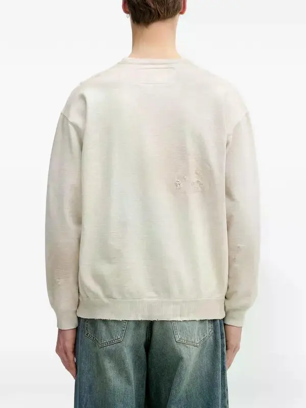 NEIGHBORHOOD Distressed Graphic-print Sweater
