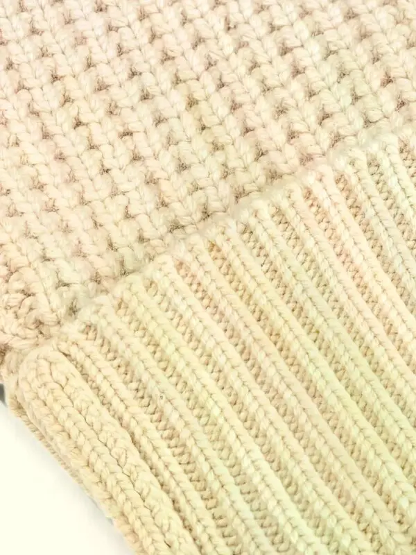 LOUIS VUITTON 2010s Chain-detail Waffle-knit Sweater