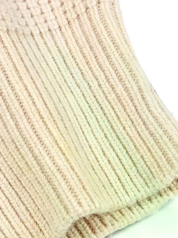LOUIS VUITTON 2010s Chain-detail Waffle-knit Sweater