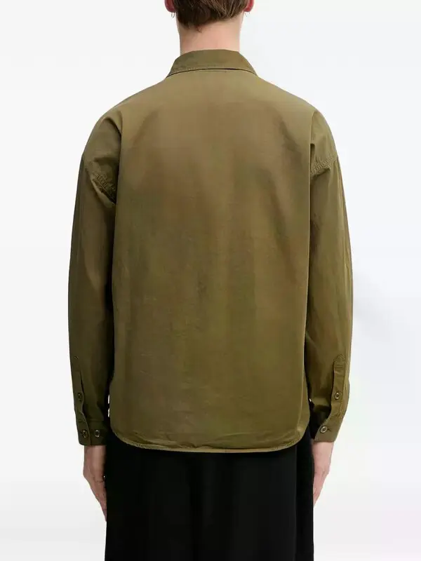 NEIGHBORHOOD Logo-patch Flap-pocket Shirt