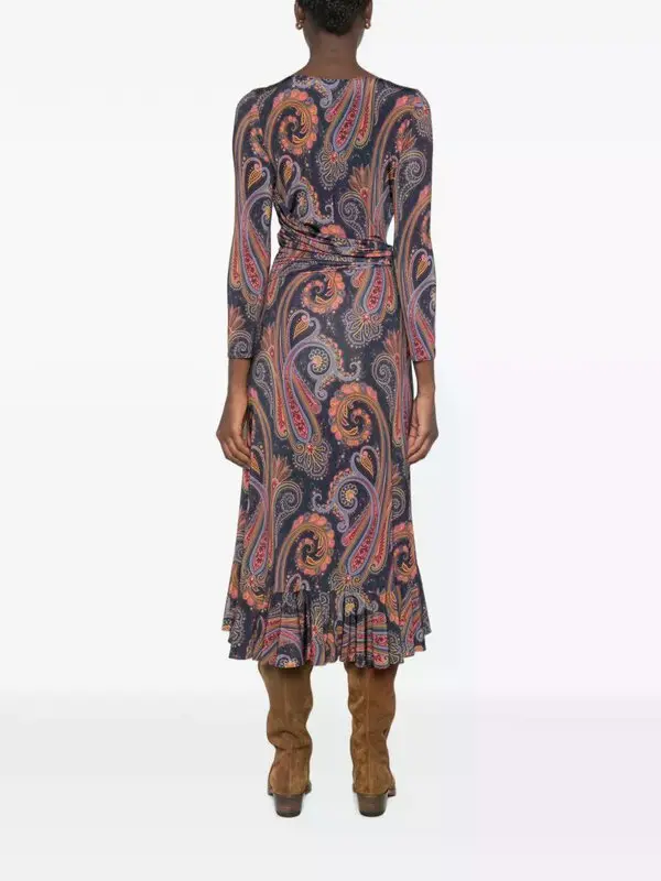 Etro Paisley-print Midi Dress