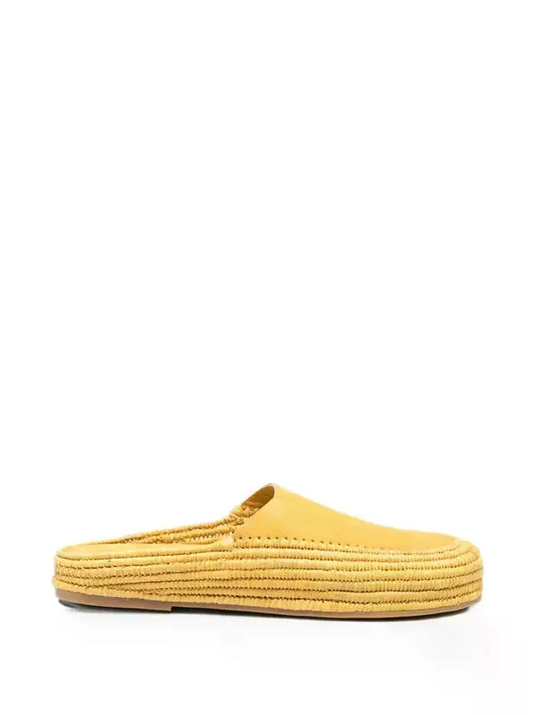 PALOMA BARCELO Woven Leather Mules
